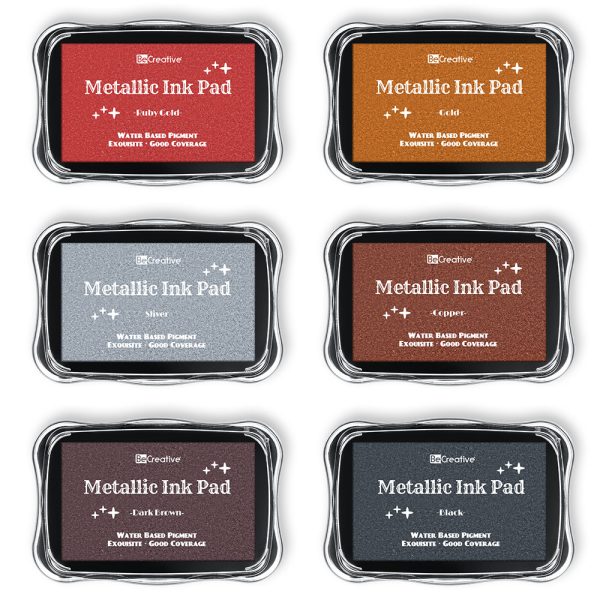 Water Based Metallic Ink Pad-Large - Becreative
