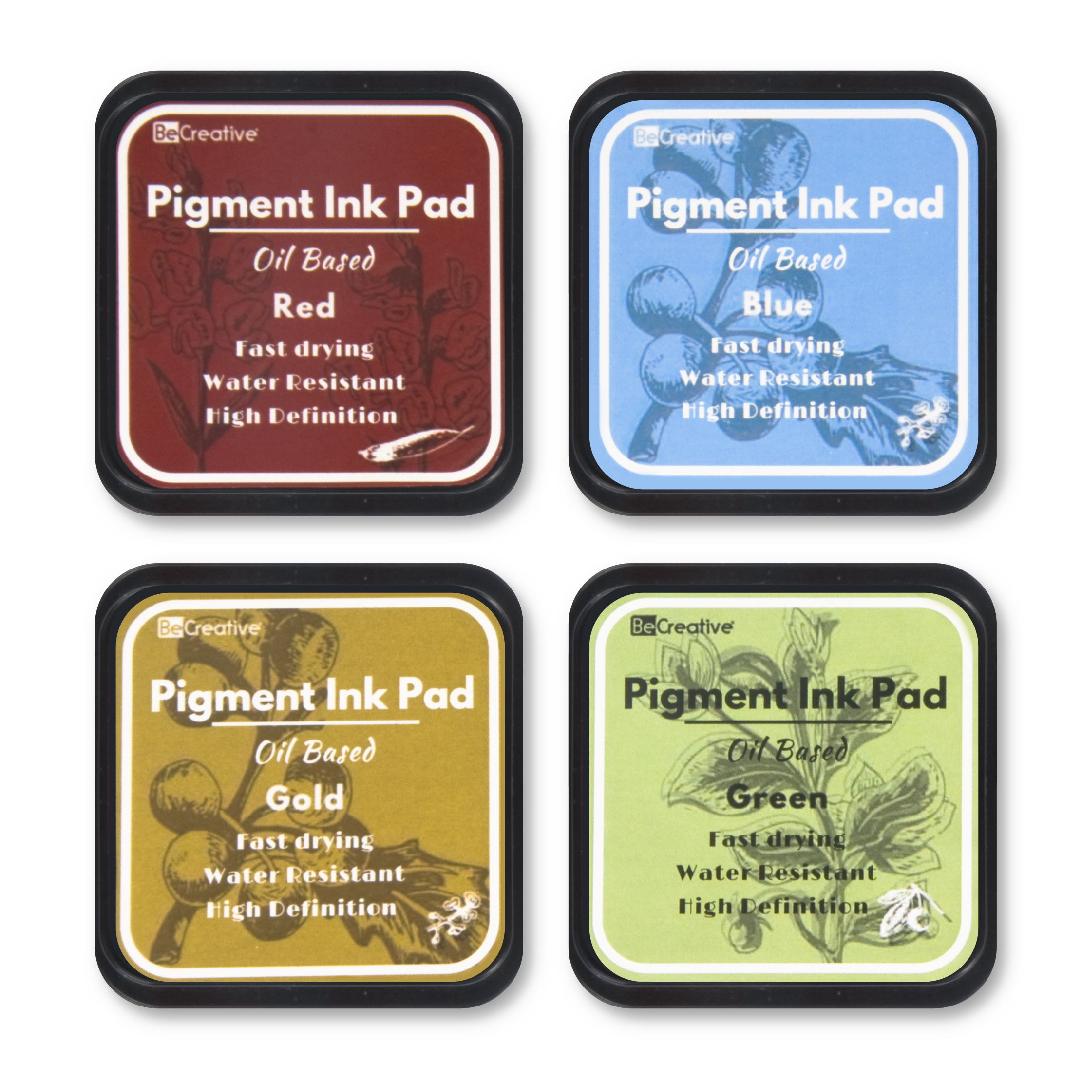 Oil Based Opaque Pigment Ink Pad-Medium - Becreative