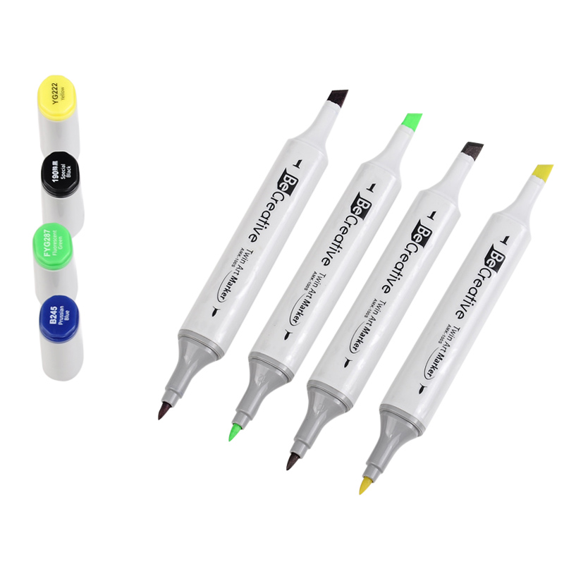 Double Ended Art Marker-Alcohol Based-AMK8100XP - Becreative