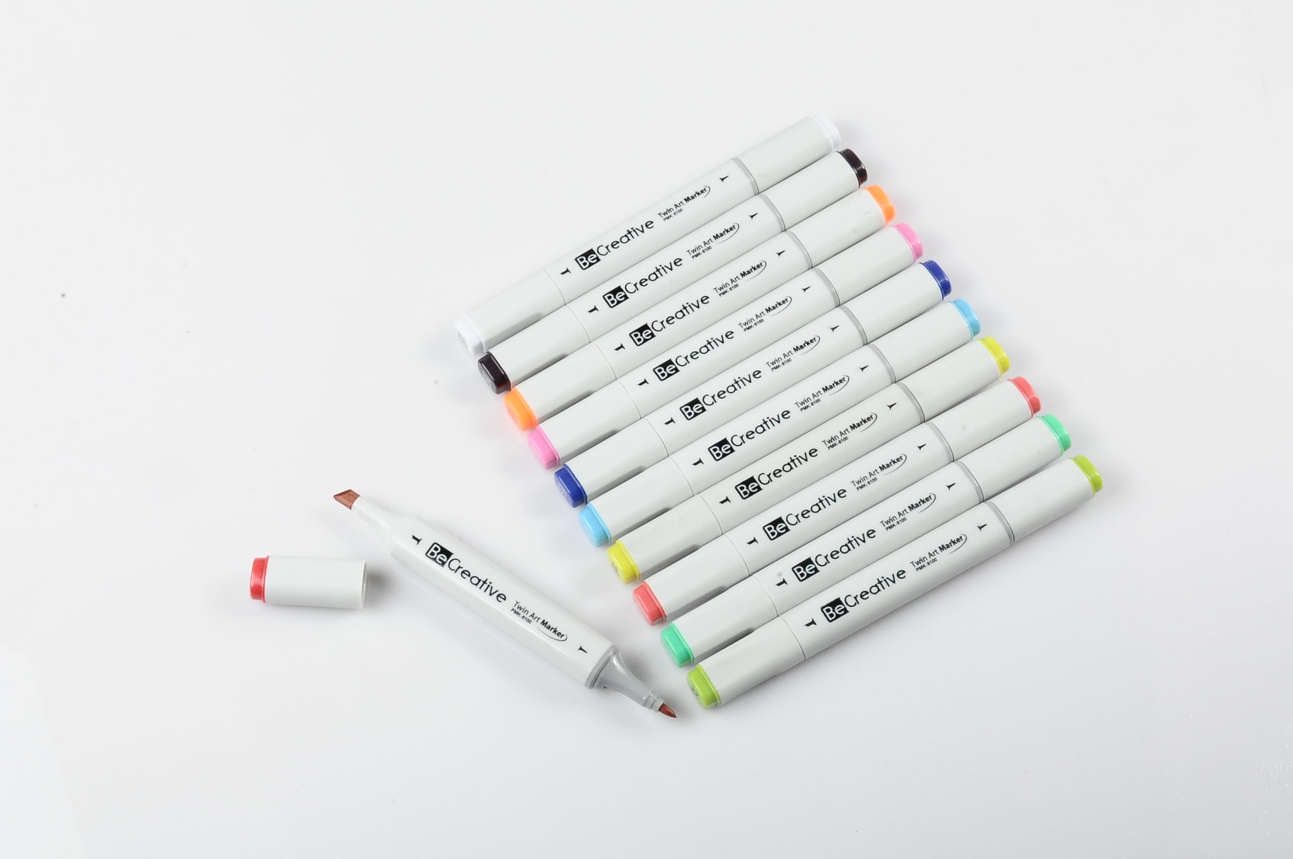 Double Ended Art Marker-Alcohol Based-AMK8100FKL - Becreative