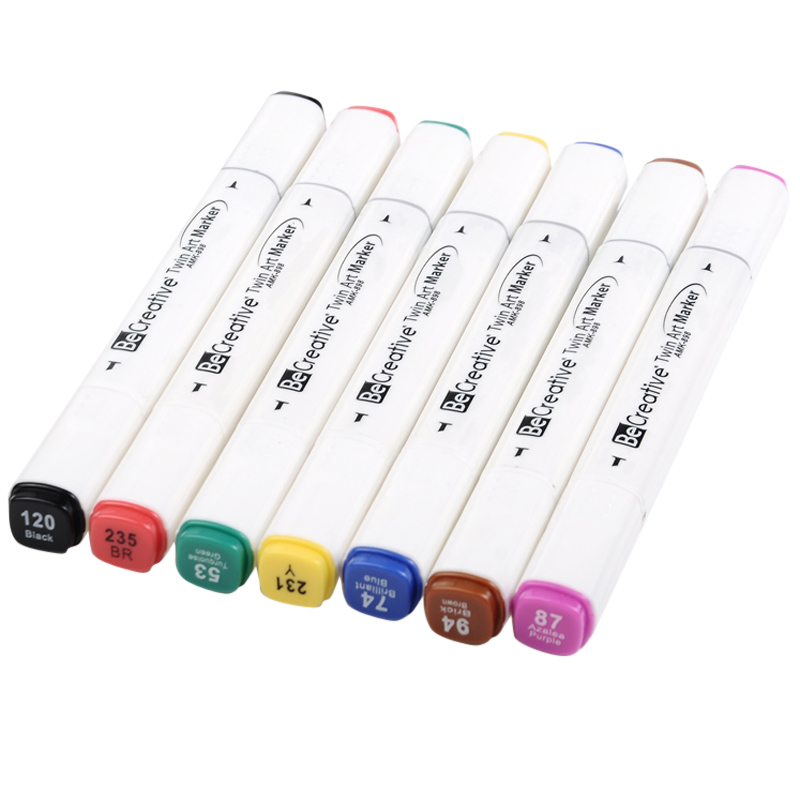 Double Ended Art Marker-Alcohol Based-AMK8898XP - Becreative