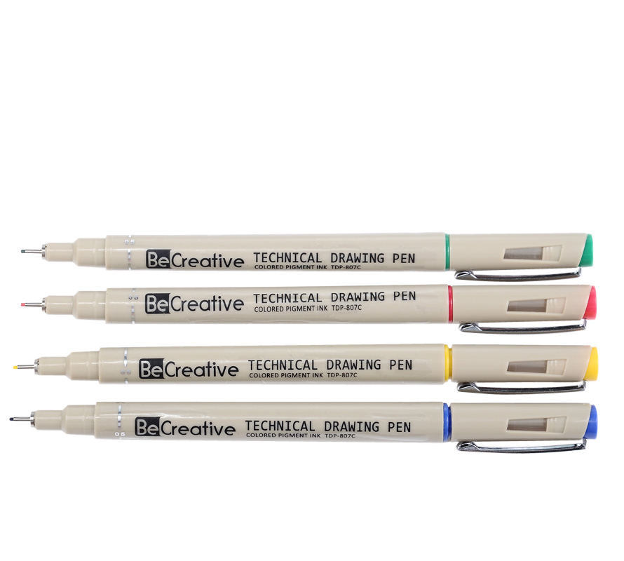 Colored Fineliner Pen-12 Colors - Becreative