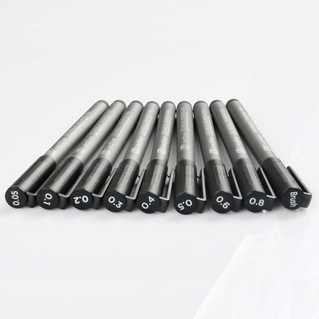 Technical Drawing Pen With 9 Tip Sizes- Becreative