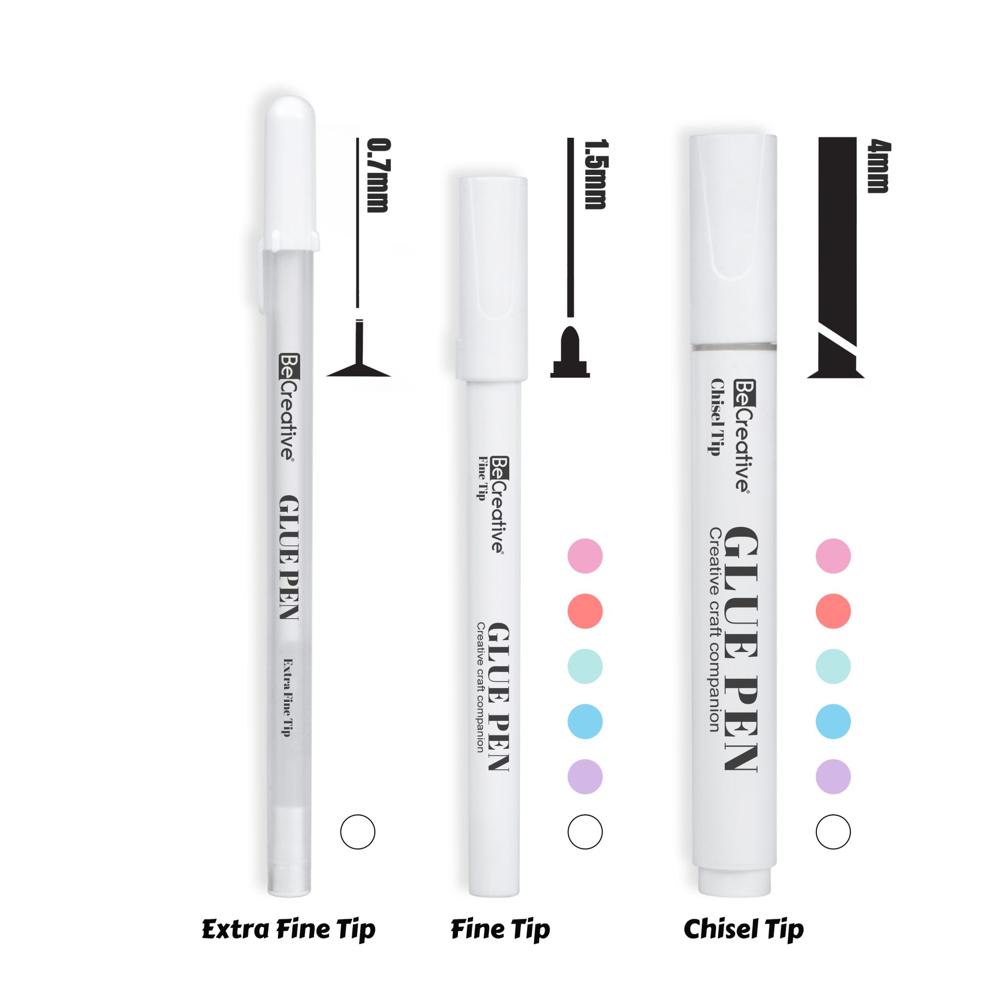 Glue Marker Pen-Chisel Tip - Becreative