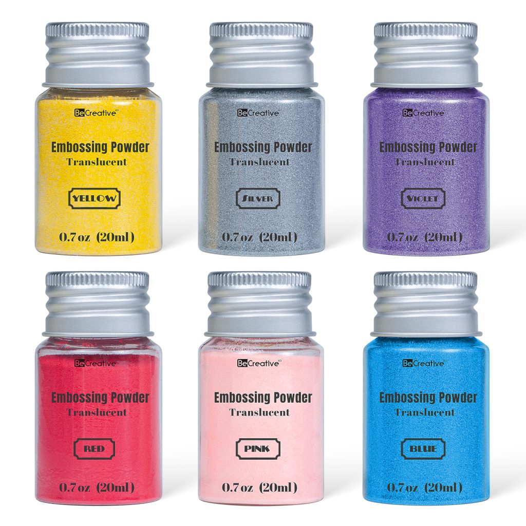 Embossing Powder-Translucent Colors - Becreative