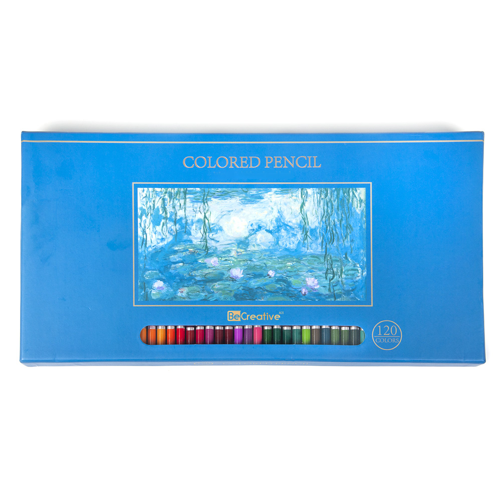 Artist Colored Pencil Set-120 colors with cardboard box - Becreative