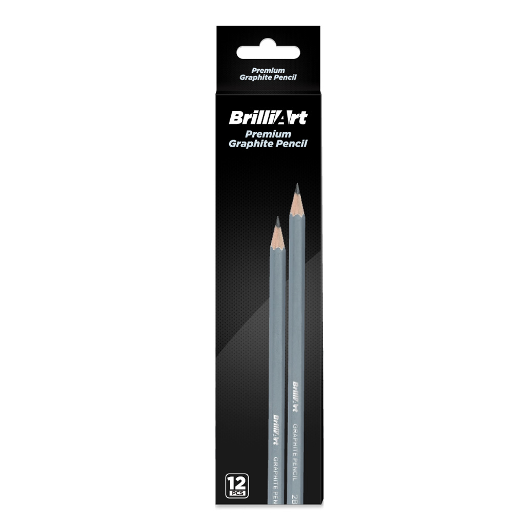 Artist Graphite Pencils Set-12 grades with tin - Becreative