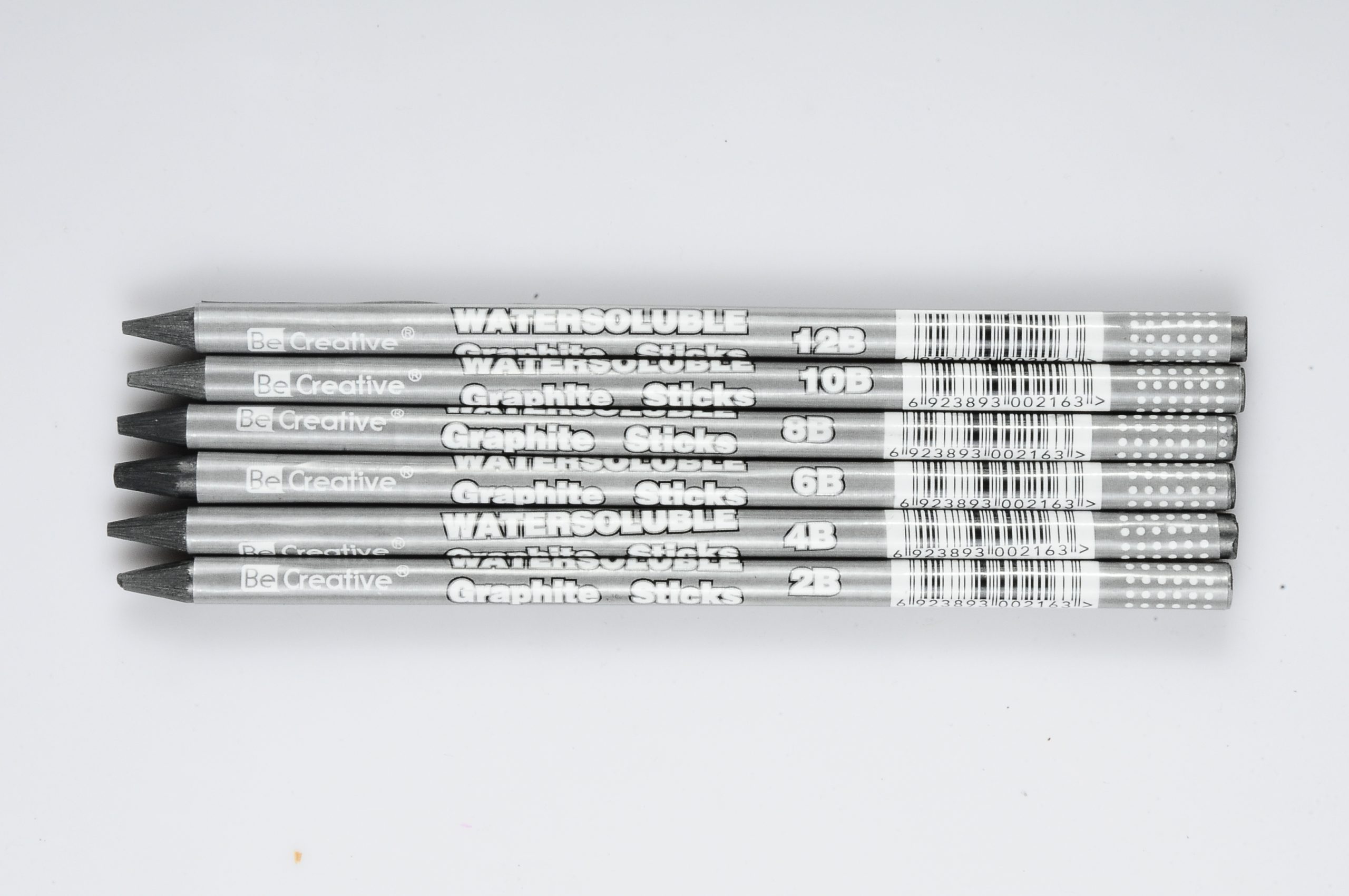 Water-soluble Woodless Graphite Pencil Set-6 grades - Becreative