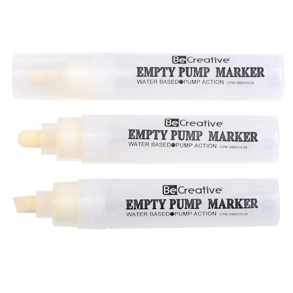 Empty Pump Action Marker with 8mm Replaceable Tip - Becreative