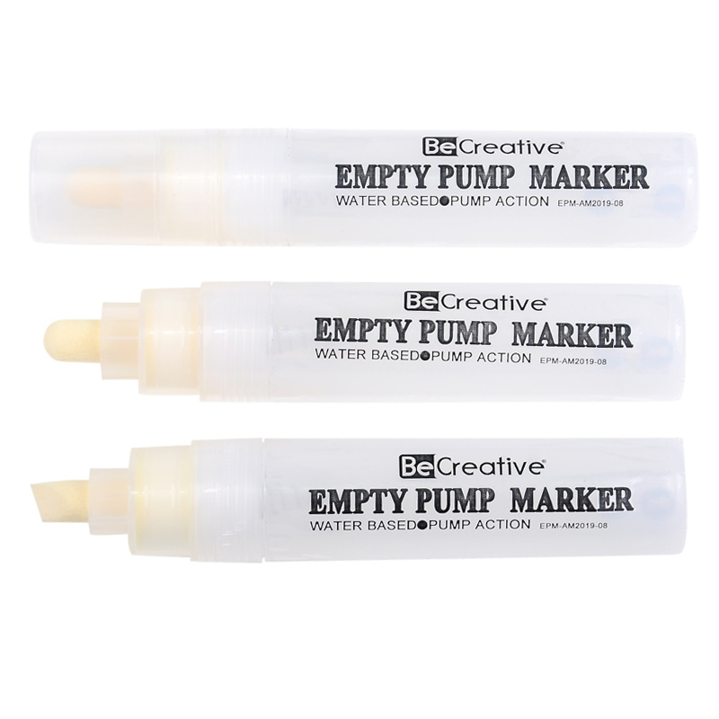 Empty Pump Action Marker with 8mm Replaceable Tip - Becreative