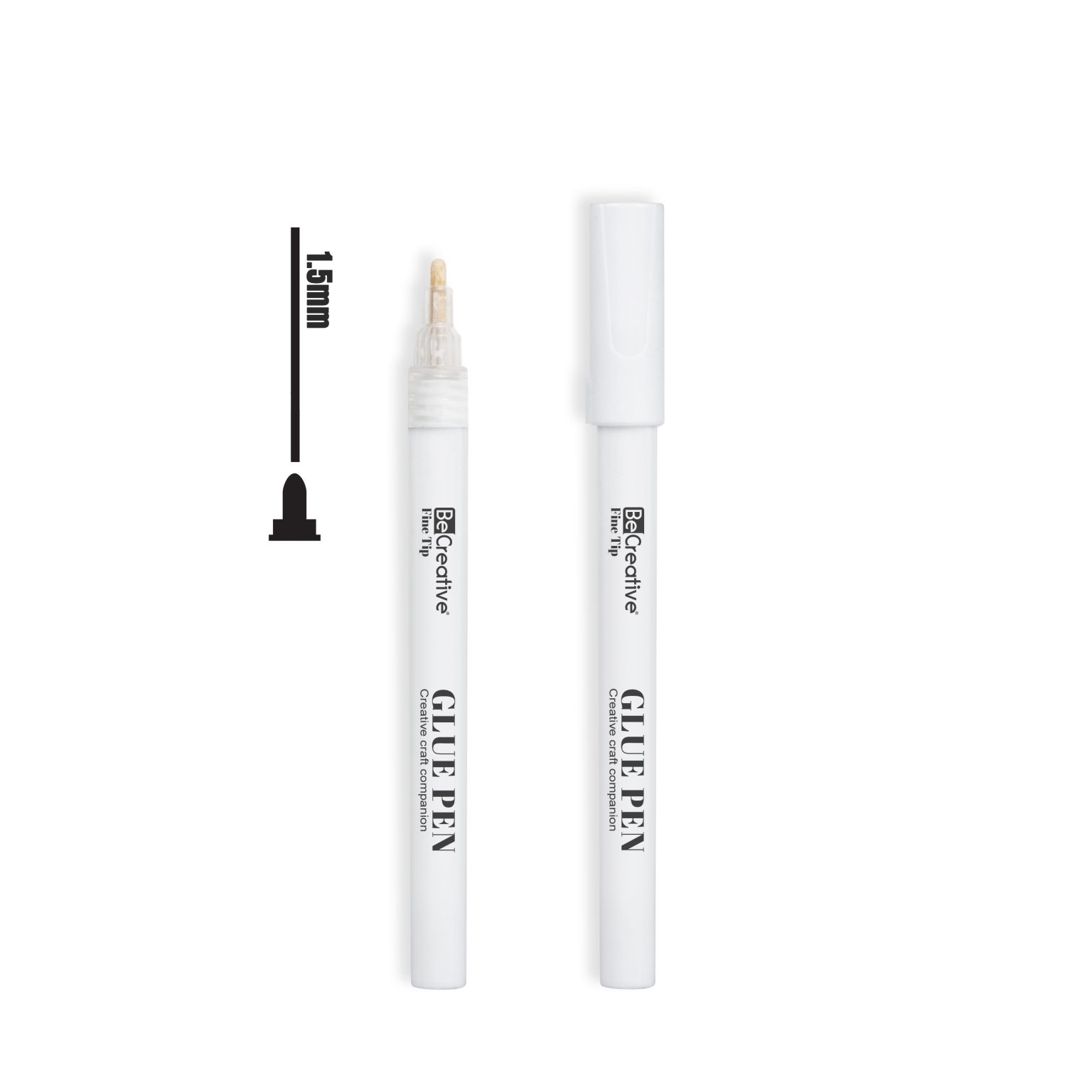 Clear Embossing Glue Pen-Fine Tip - Becreative