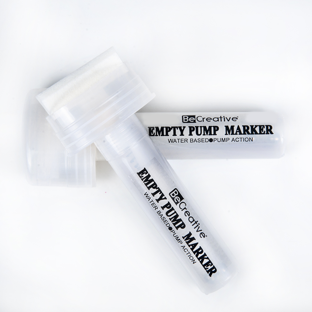 Empty Pump Action Marker with 50mm Replaceable Tip - Becreative