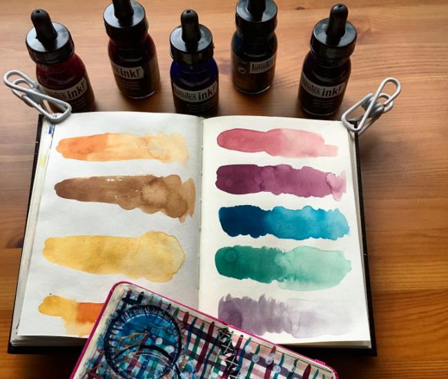 How do you use acrylic inks in art - Becreative