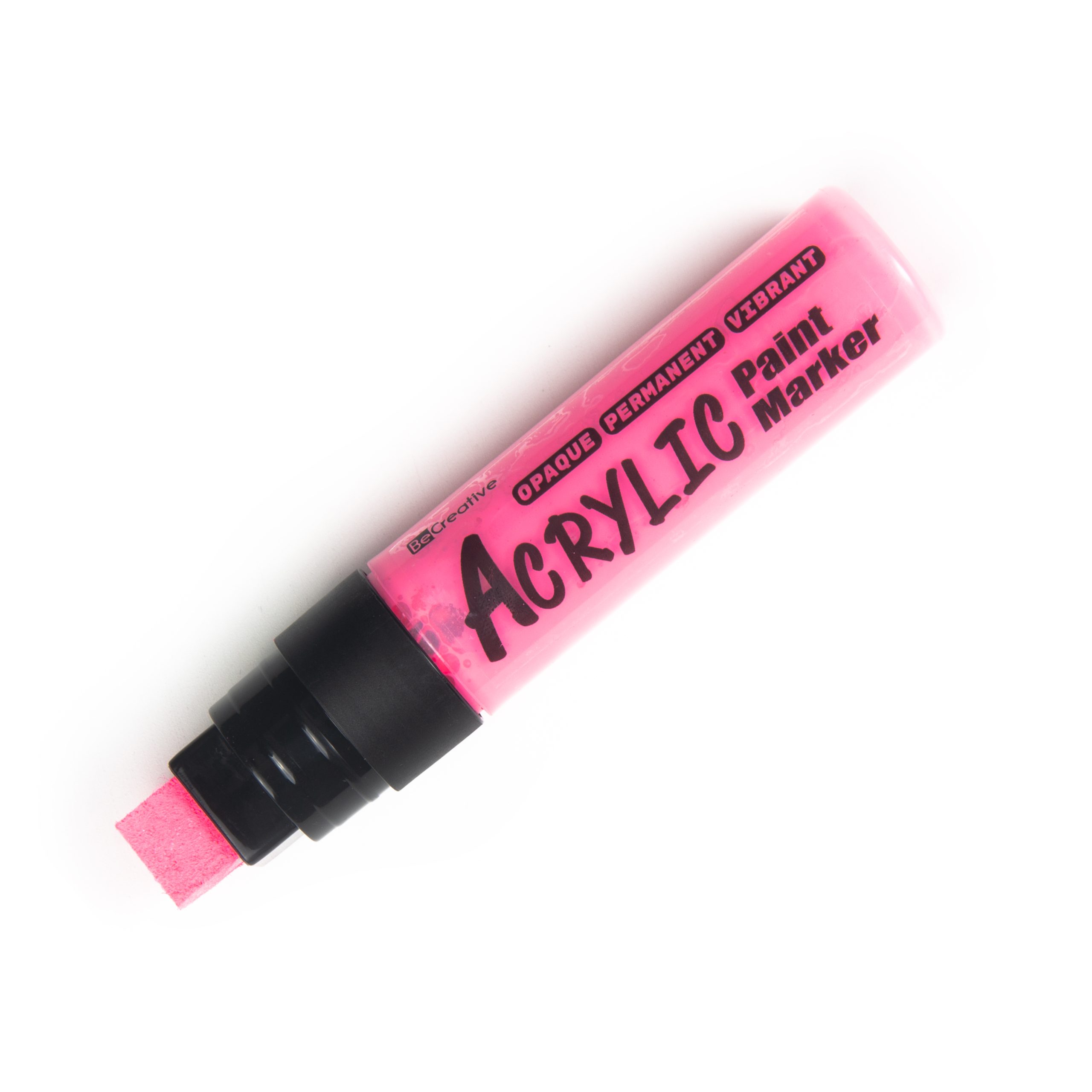 Acrylic Paint Marker With Pump Action And 30mm Flat Tip - Becreative
