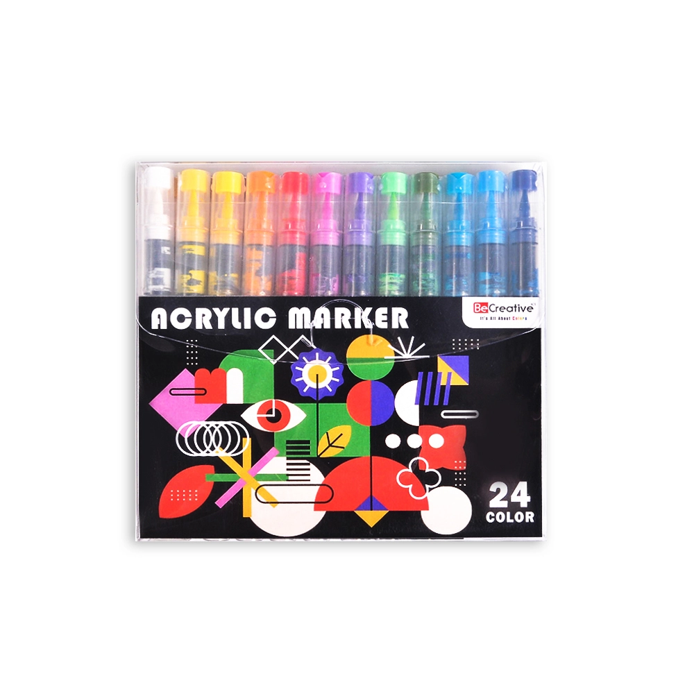 OEM/ODM Acrylic Paint Marker Set With Automatic Ink Control 24 colors ...